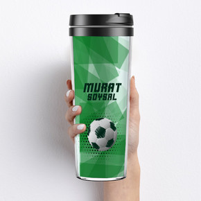 Futbol Topu Tasarımlı Termos Bardak - Hediyemen.com