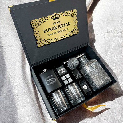 Imperial Platinum Crown Premium Viski Hediye Kutusu- Hediyemen.com