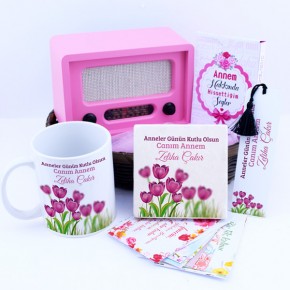 Kişiye Özel Anneme Sevgi Hediye Sepeti - Hediyemen.com