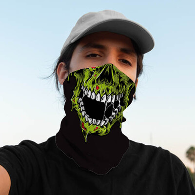 Monster Yaratık Tasarımlı Boyunluk Maske Bandana - Hediyemen.com